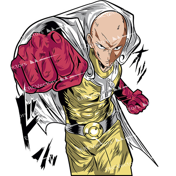 SVG One Punch Man Vector, PDF , PNG, SVG , AI