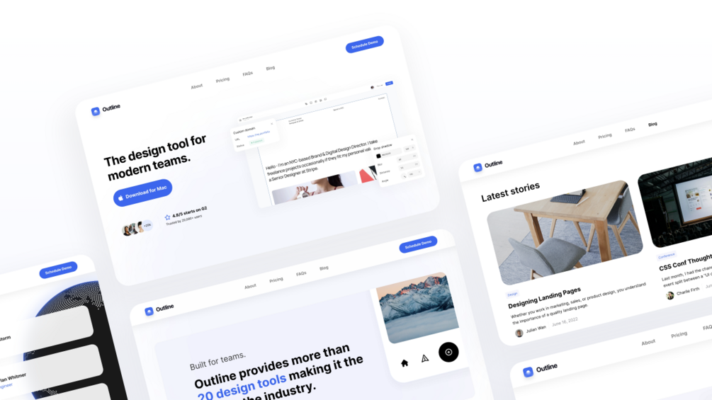 Startup + Blog Framer Template
