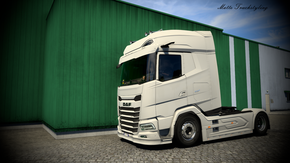 Extended sideskirt Daf xg