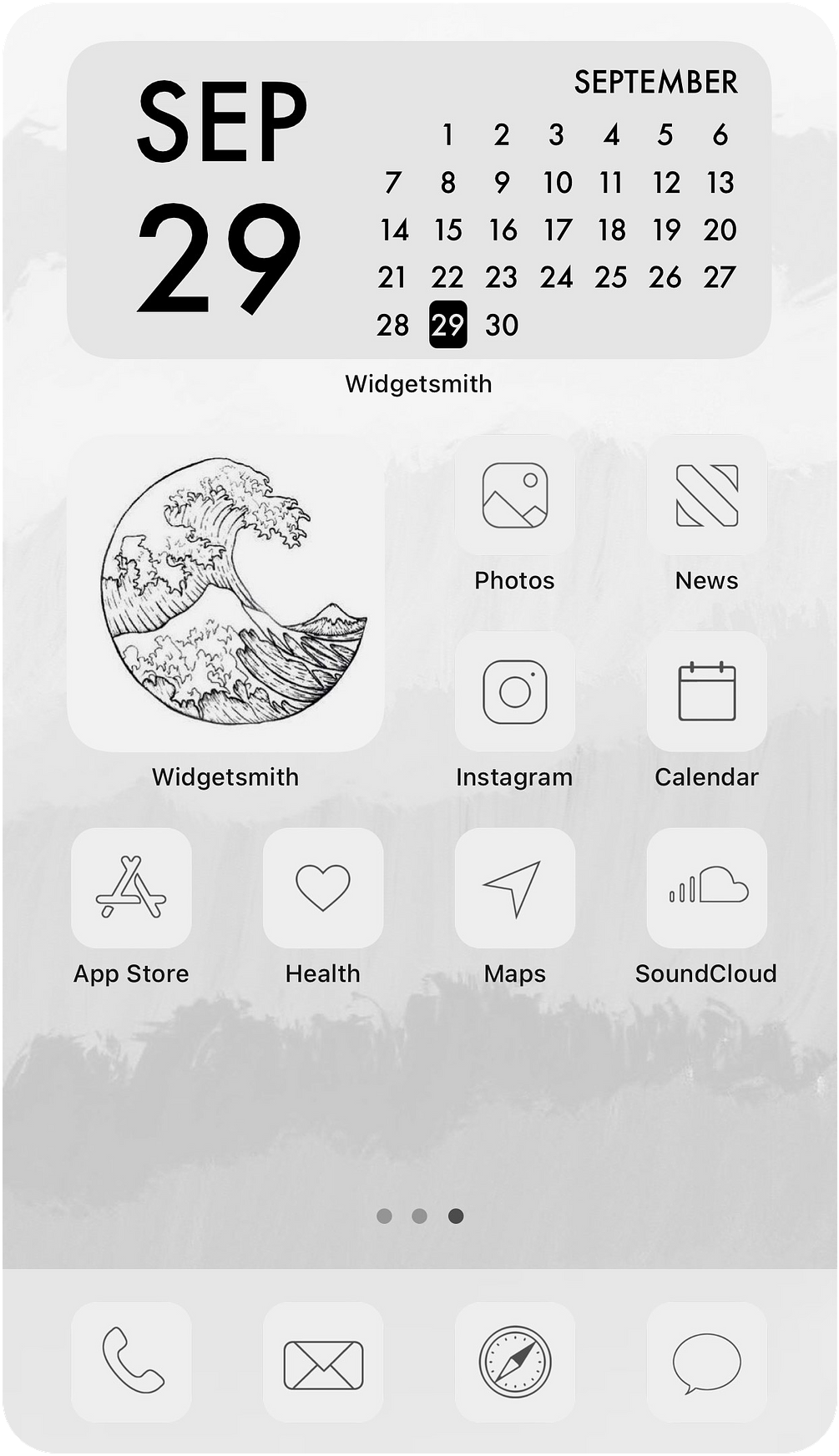 Light Theme iOS 14 Icon Pack