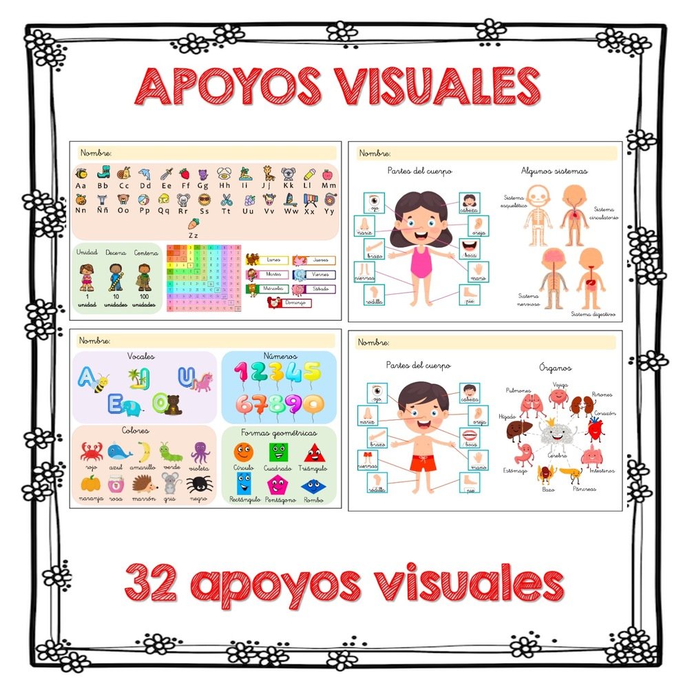 COLECCIÓN DE 32 APOYOS VISUALES