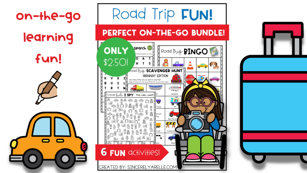 Road Trip Activity Bundle #1