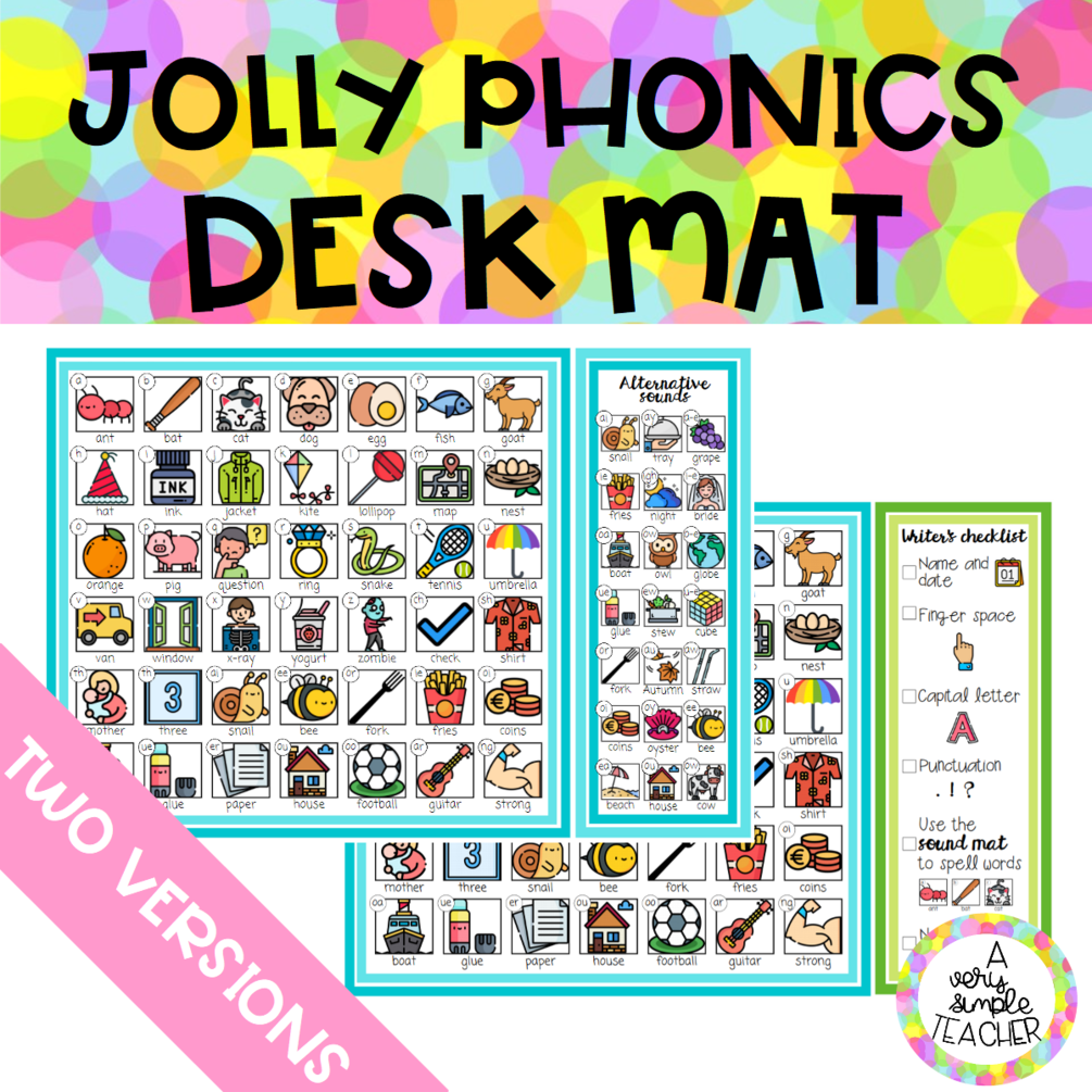 JOLLY PHONICS Printable desk mat