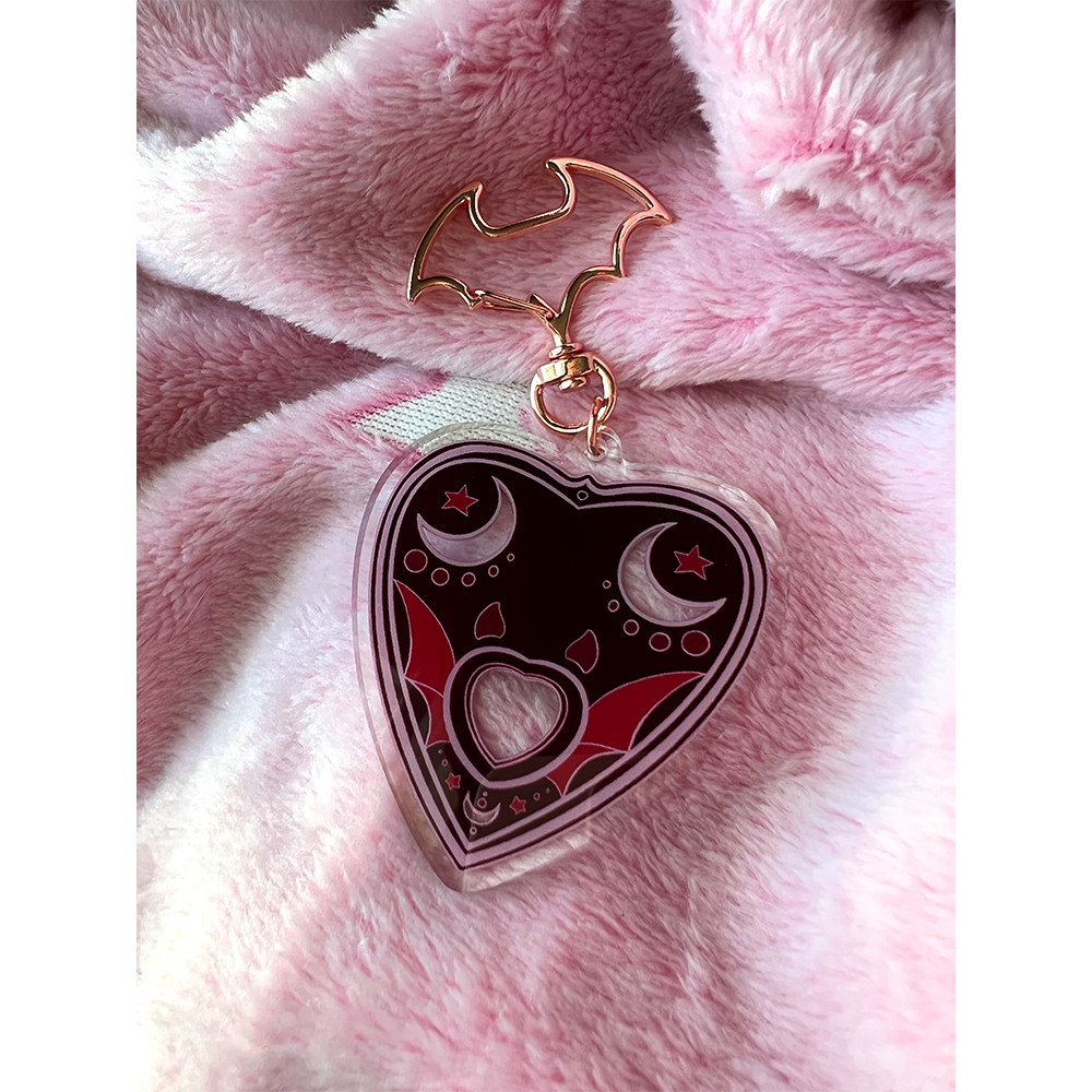 Planchette - foil stamped keychain