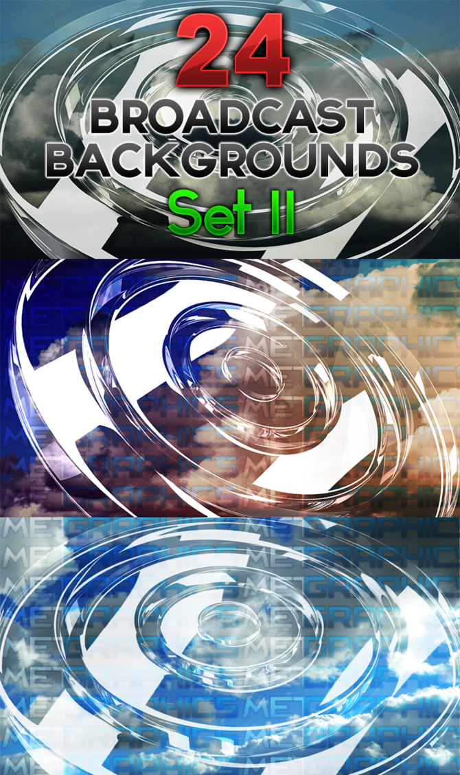 24 Broadcast Backgrounds II