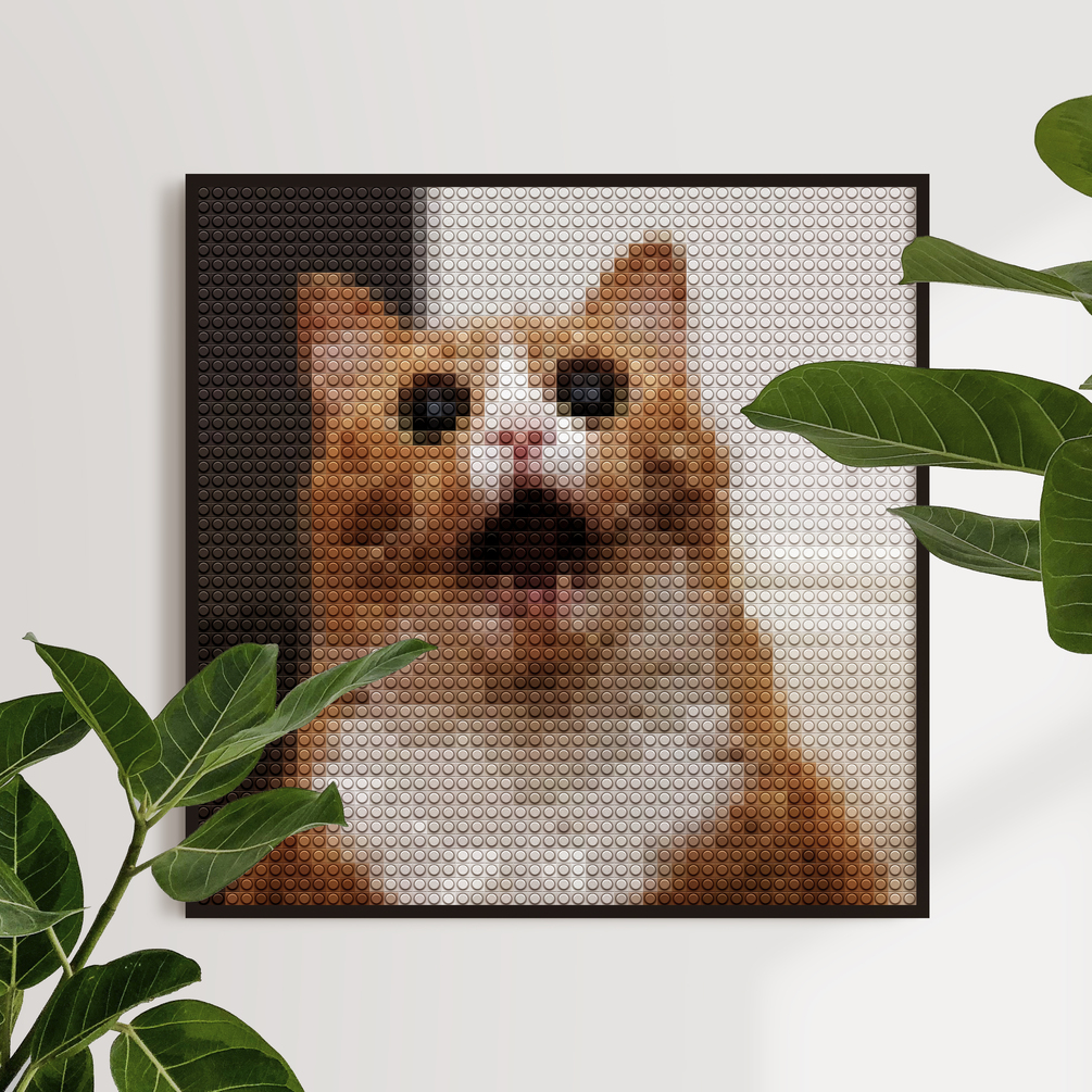 Cat Lego Poster Digital Prints - Wall Art, Home Decor