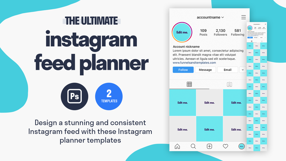 The Ultimate Instagram Feed Planner for Photoshop