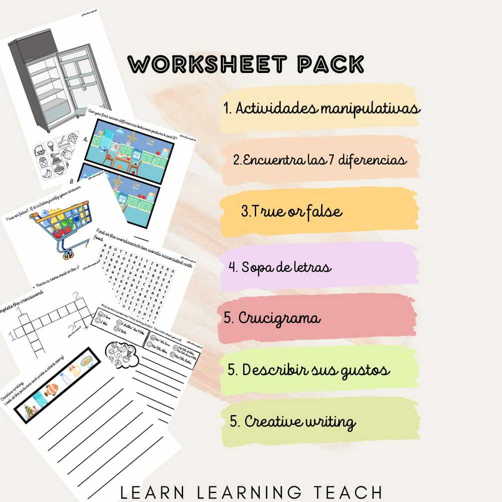 Worksheet Pack