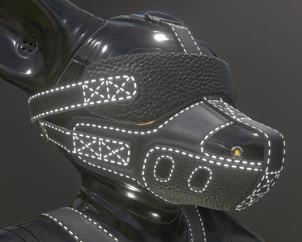 Kobodal Leather Muzzle & Blindfold