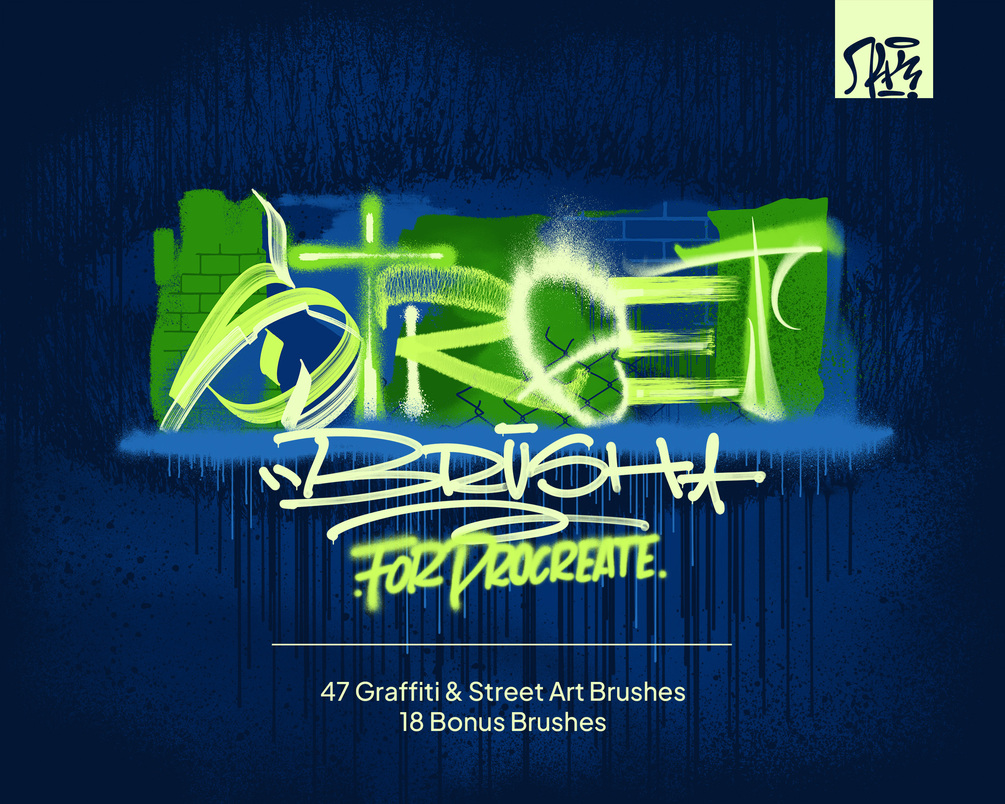 STREET BRUSH - Graffiti and Street Art Brushes for Procreate by Andre14k