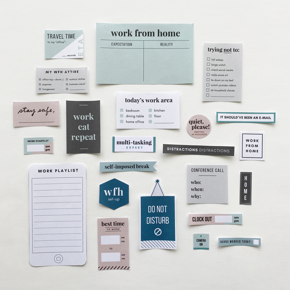 Journal Elements Work From Home Digital 