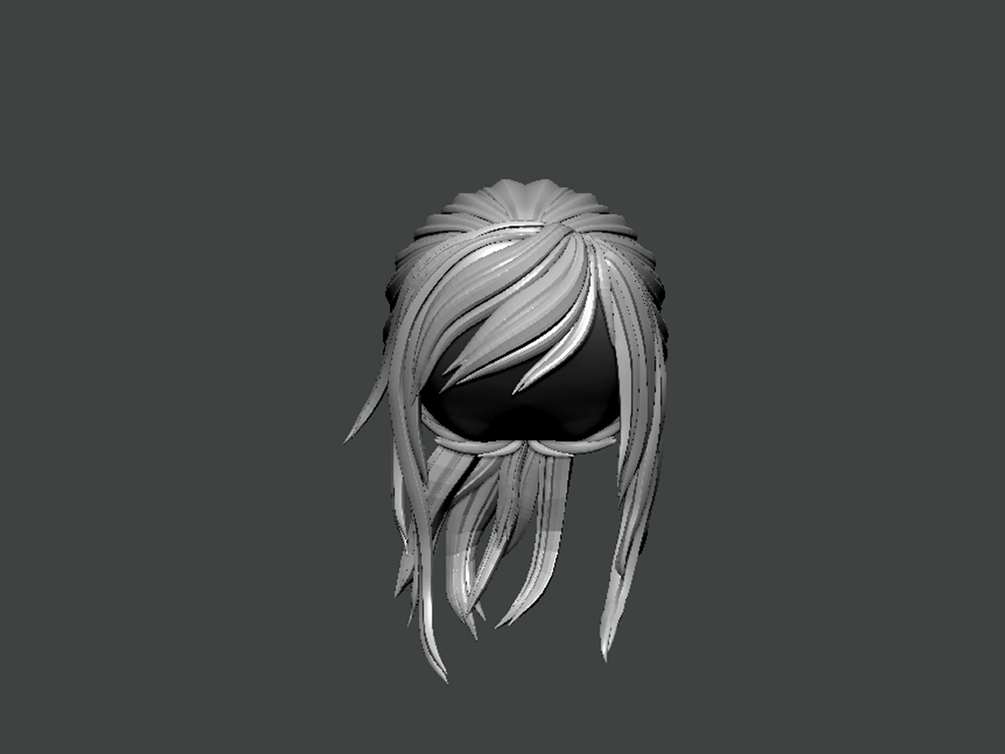 3D Model-HAIR0023