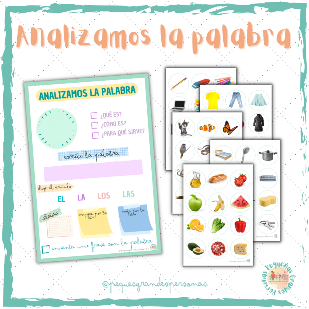 ANALIZAMOS LA PALABRA