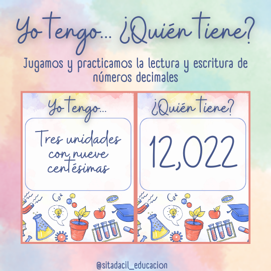 Yo tengo... ¿Quién tiene?