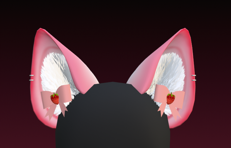 Strawberry Ears & Tail