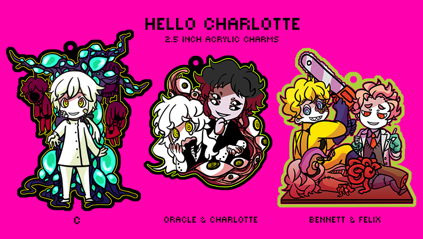 Hello Charlotte: EP2 Keychain Set