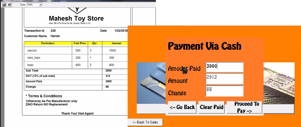 Inventory Management of Toy store vb6 project