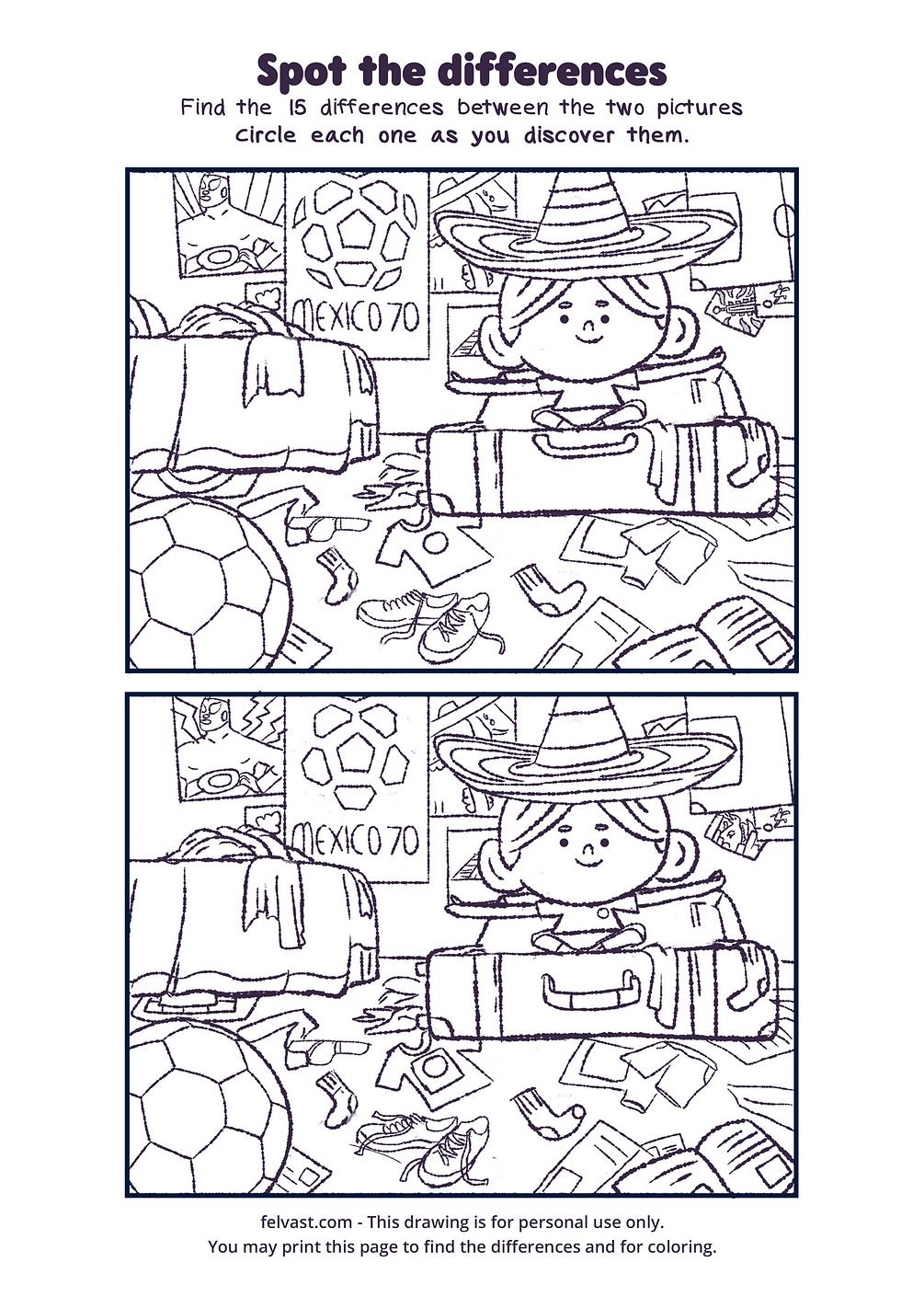 Chicano - Find 15 Differences