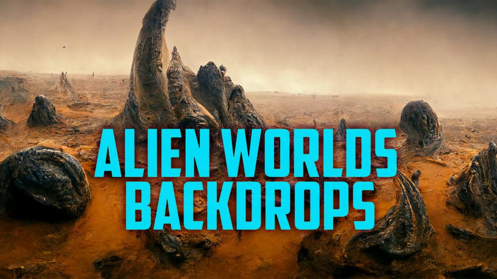 Alien Worlds Backdrops