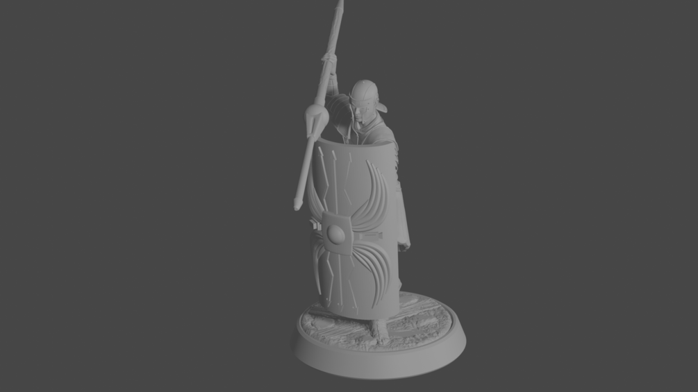 Roman legionnaire Throwing Pose 1