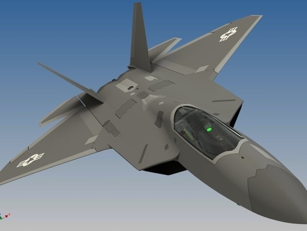 F-22 3D Model