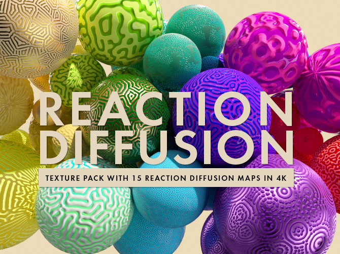 15 x 4K Reaction Diffusion Maps
