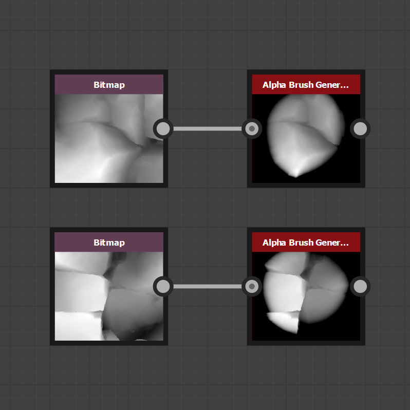 Alpha Brush Generator - Substance Designer