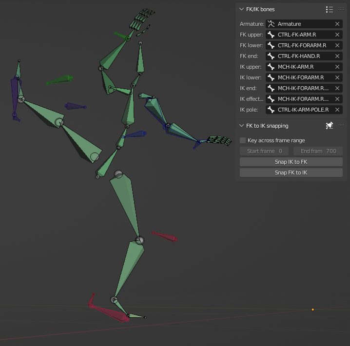 IK/FK Snapping (Blender)