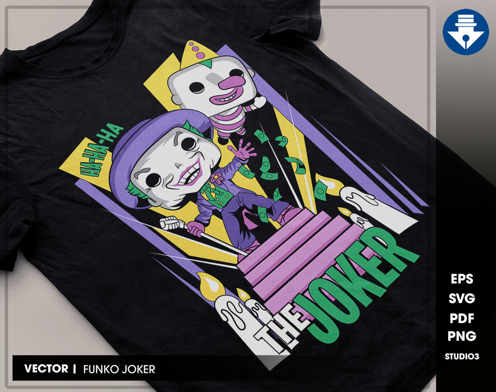 Vector Funko Joker