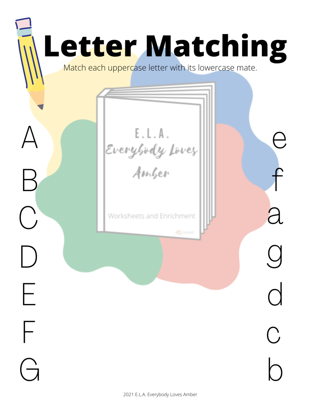 Letter Matching A-G