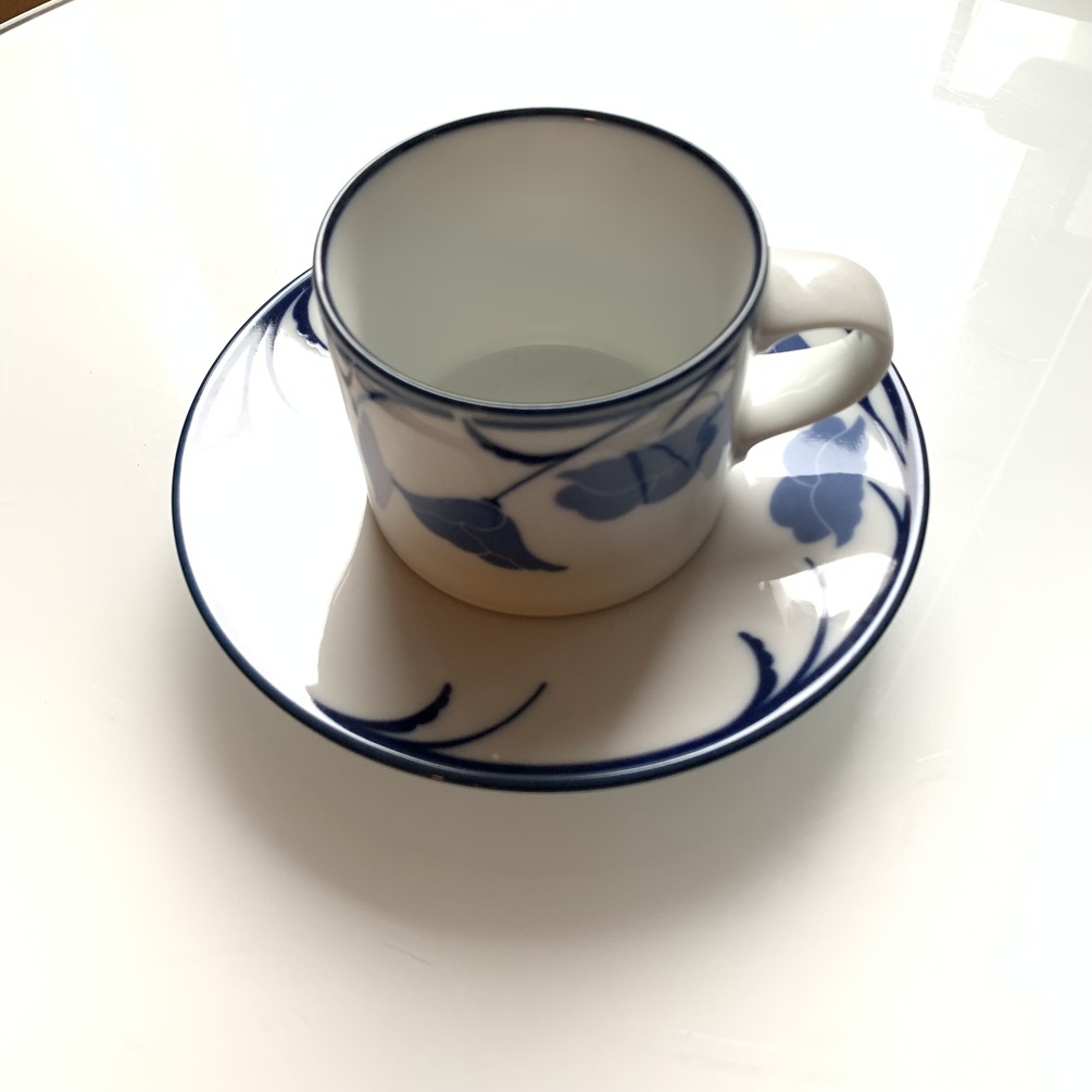 Dansk Tivoli Belles Fleurs Pair Cup and Saucer Dansk Tivoli Belles Fleurs Pair Cup and Saucer