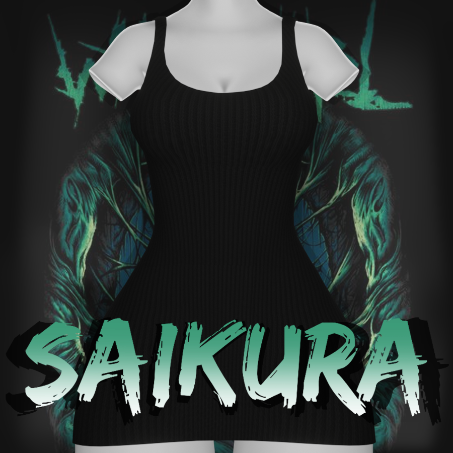 [FREE] Low poly bodycon dress for VRCHAT