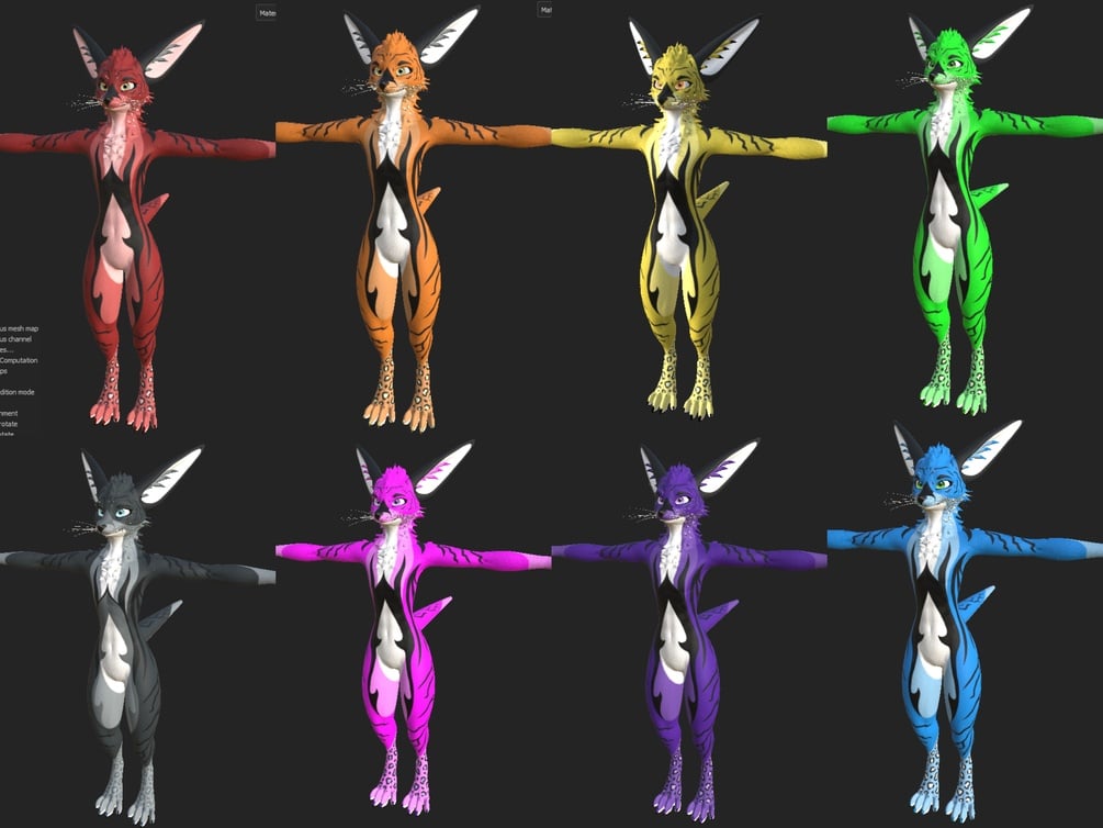 VRChat Rex Texture: Multi Pack