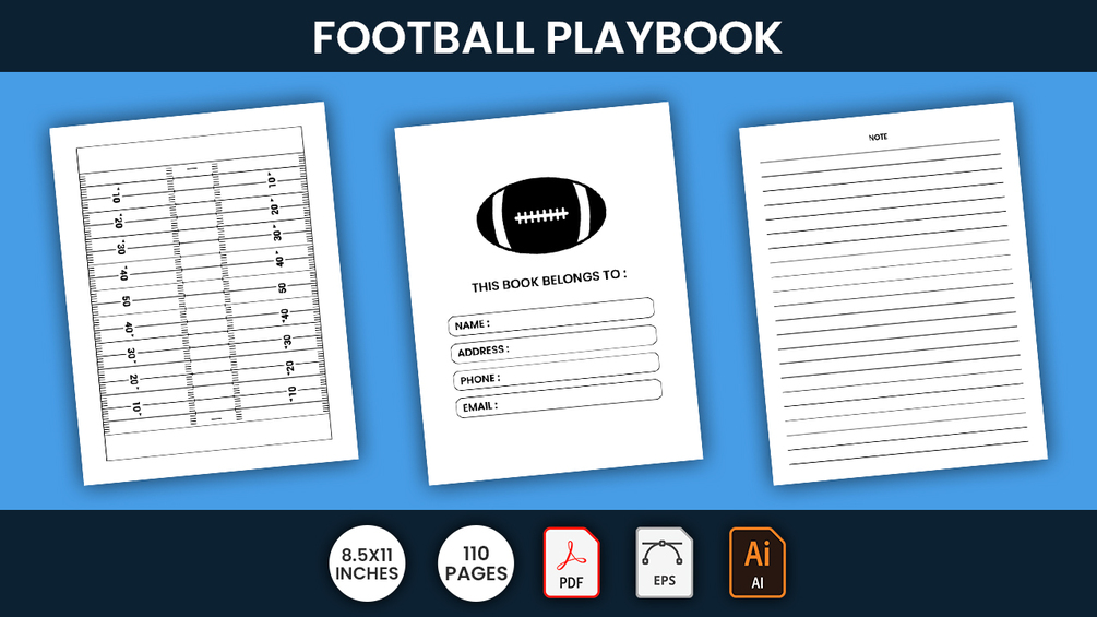 Football Playbook | KDP Interior Template