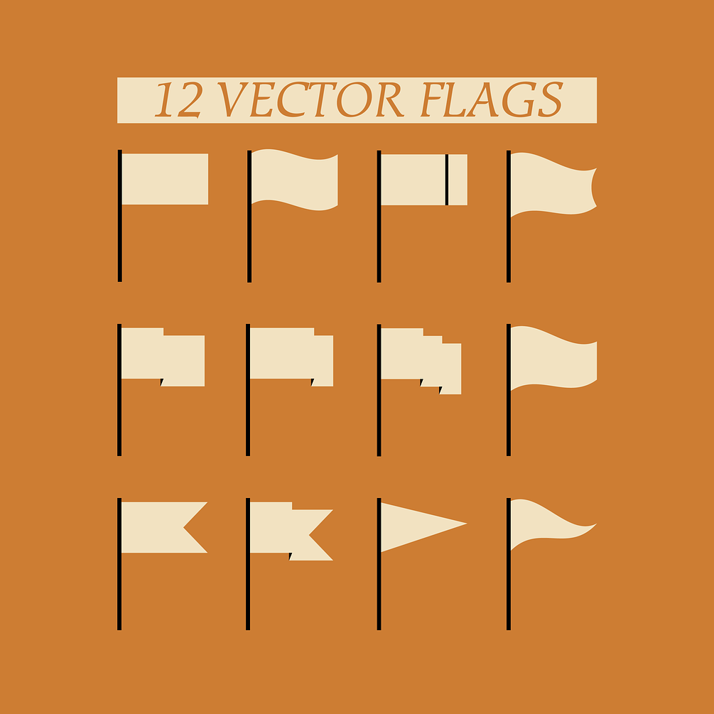 12 Vector Flags