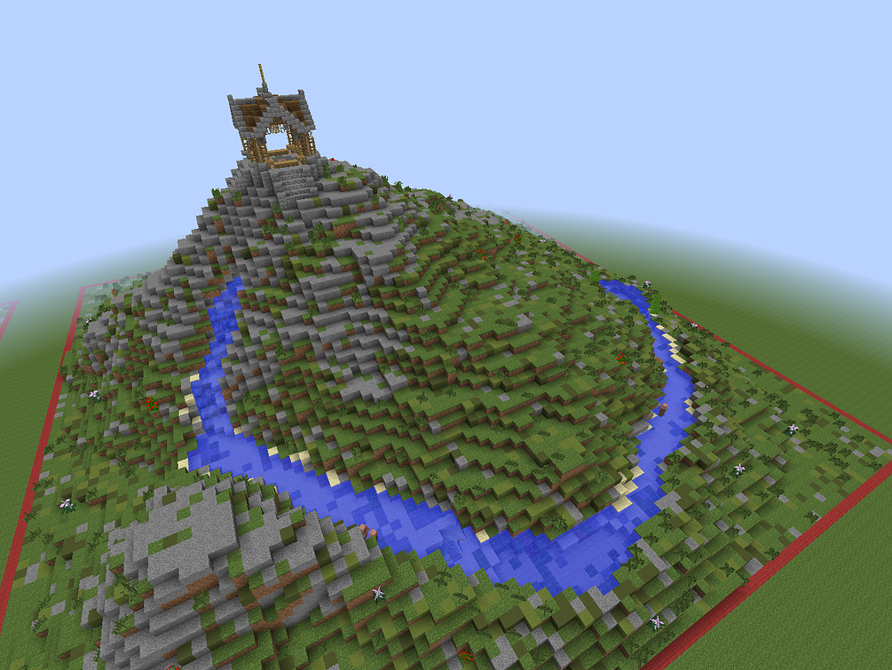 Minecraft KOTH Arena (House & River)