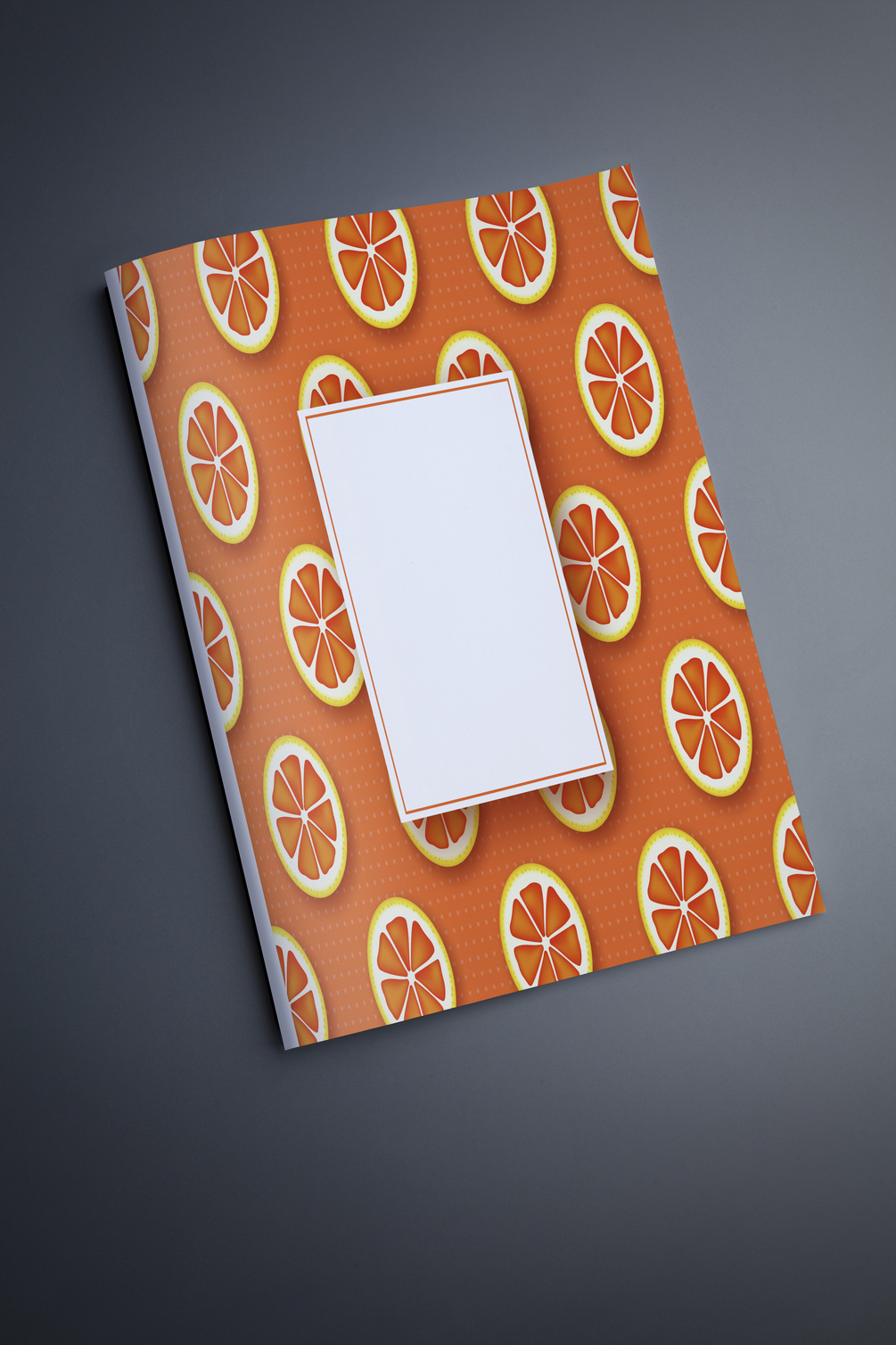 Oranges every where with a white rectangle for text style Book Cover ...