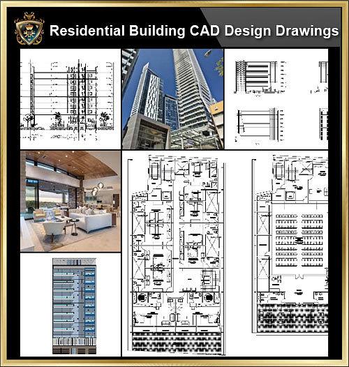 【Residential Building CAD Design Collection V.1】