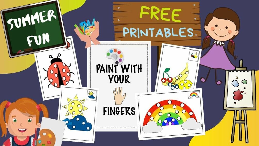 Coloring Fingers - Time to get Messy - ASTOLDBYMOM