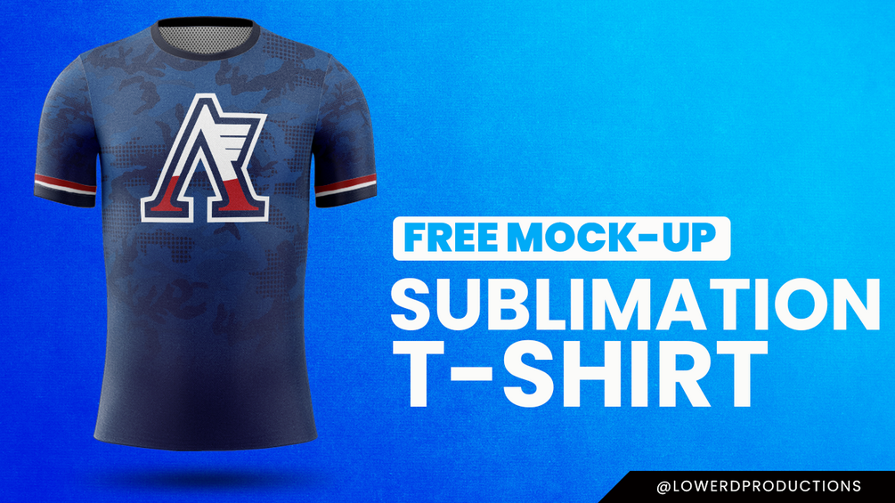 Free Mock-Up Sublimation T-shirt