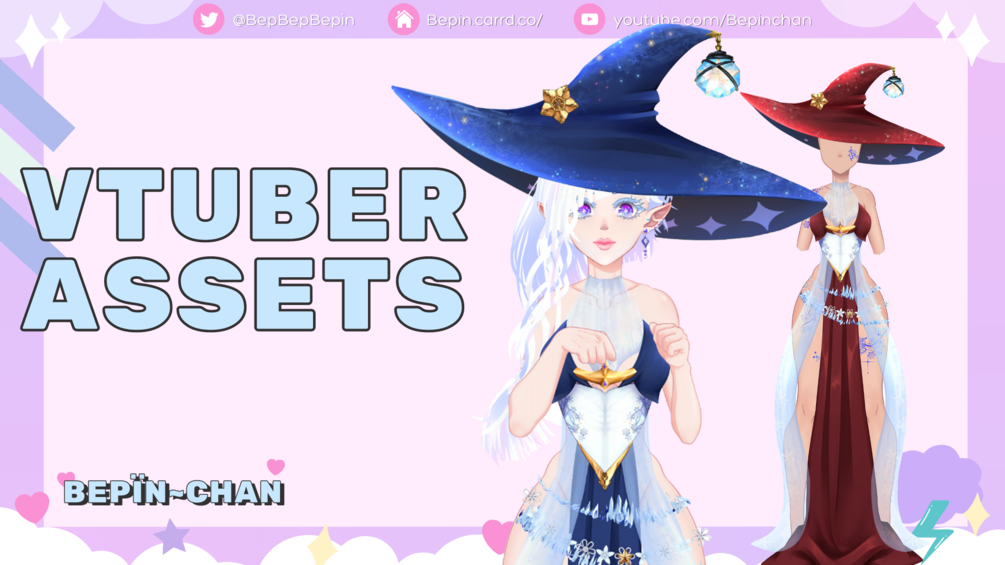 Vtuber Assets - Winter Dress