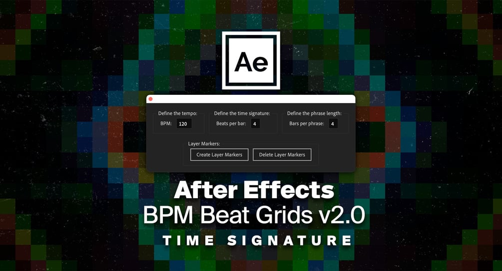 NEW v2.0 - After Effects BPM Beat-Marker Script by Peter Castler