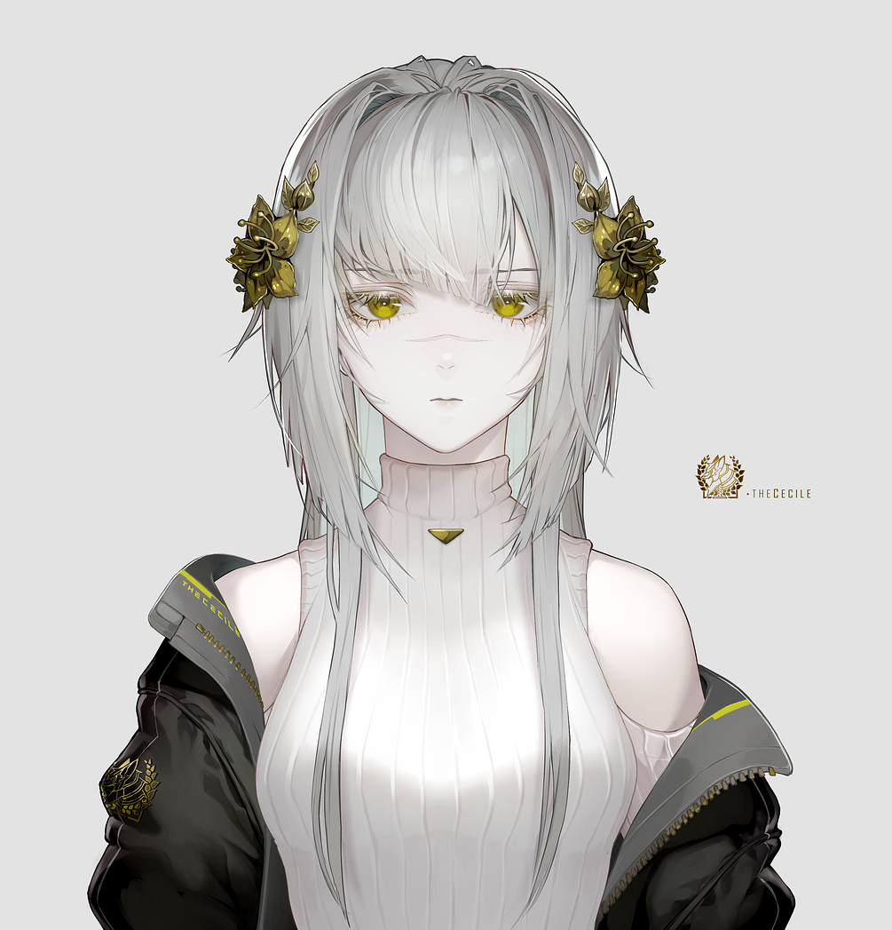 Cecile Vtuber Model PSD + Video (Single)