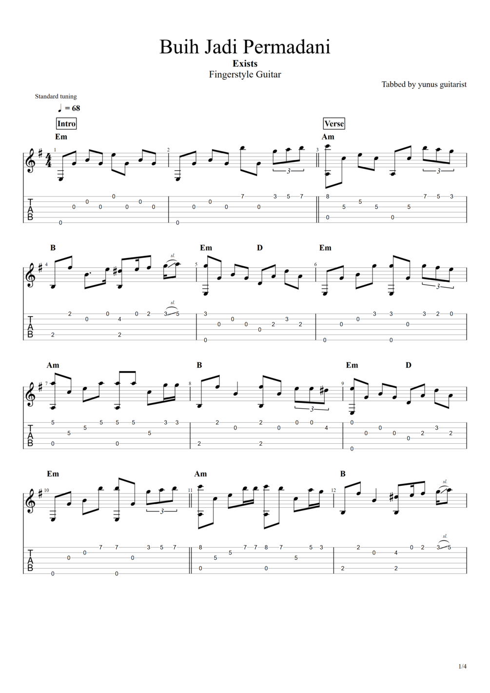 TAB. Buih Jadi Permadani - Exists