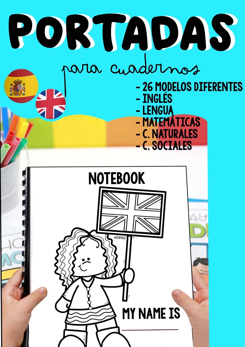 Portadas para cuadernos