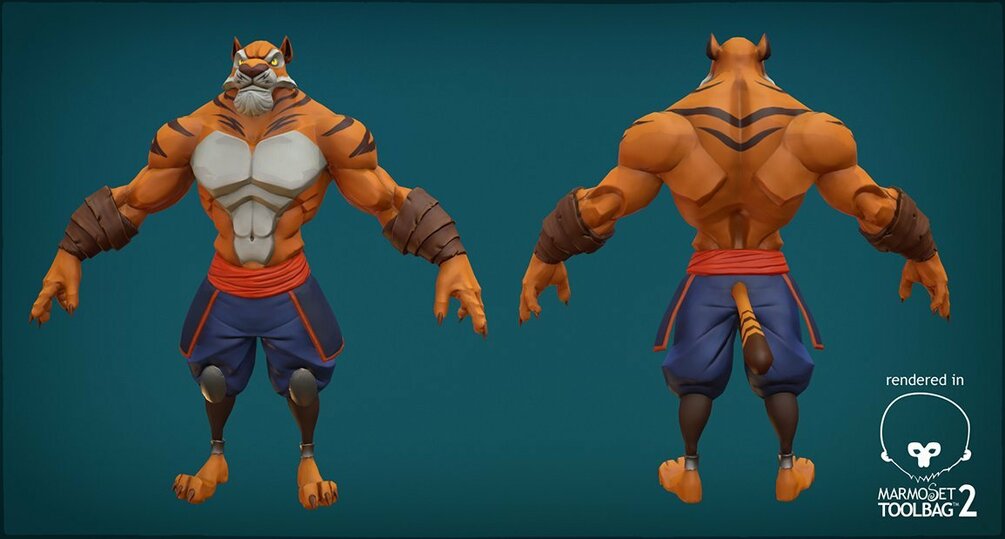 Anthro Tiger Rig