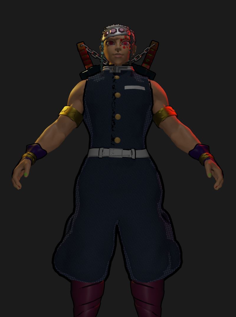 Tengen Uzui - Sound Hashira - 3D Model