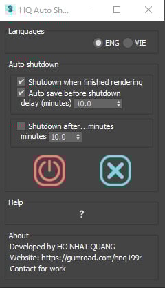 Auto shutdown computer when finished rendering | ScriptSpot