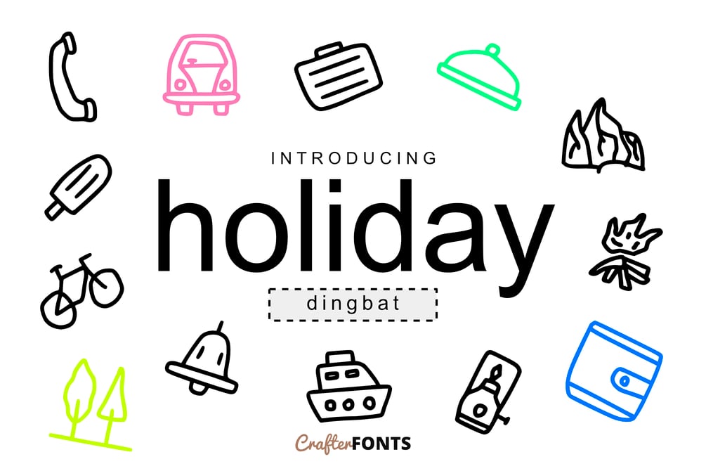 Holiday Doodle Dingbat