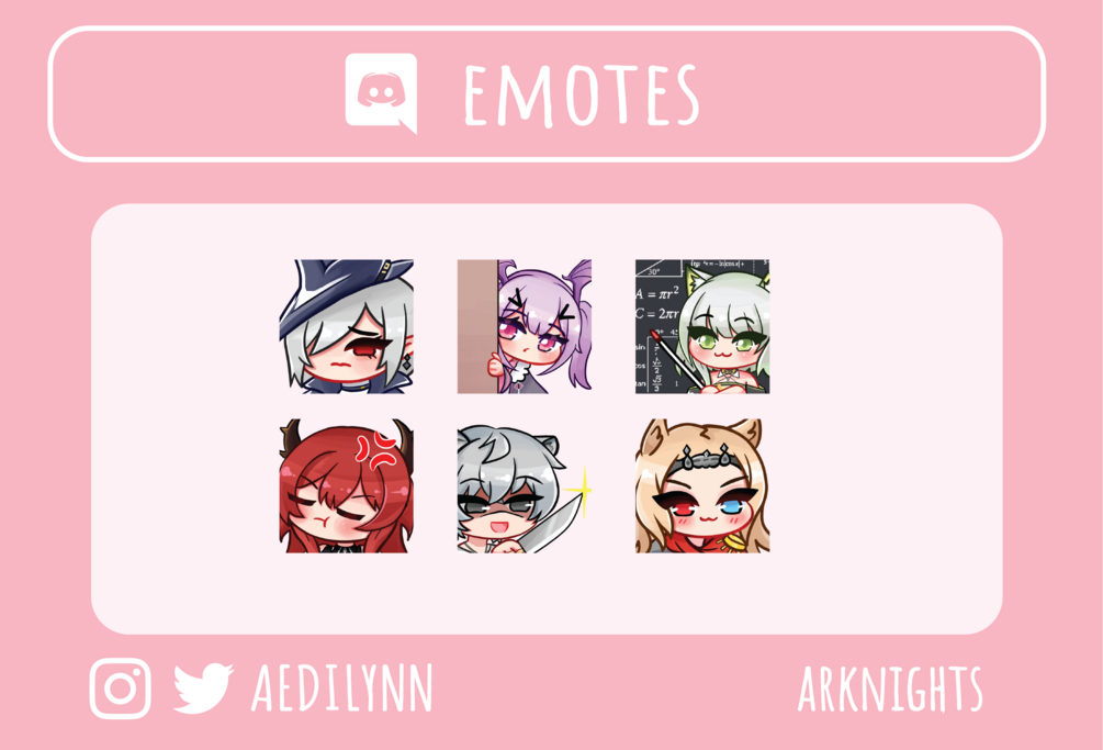 Arknights Emote Pack 3